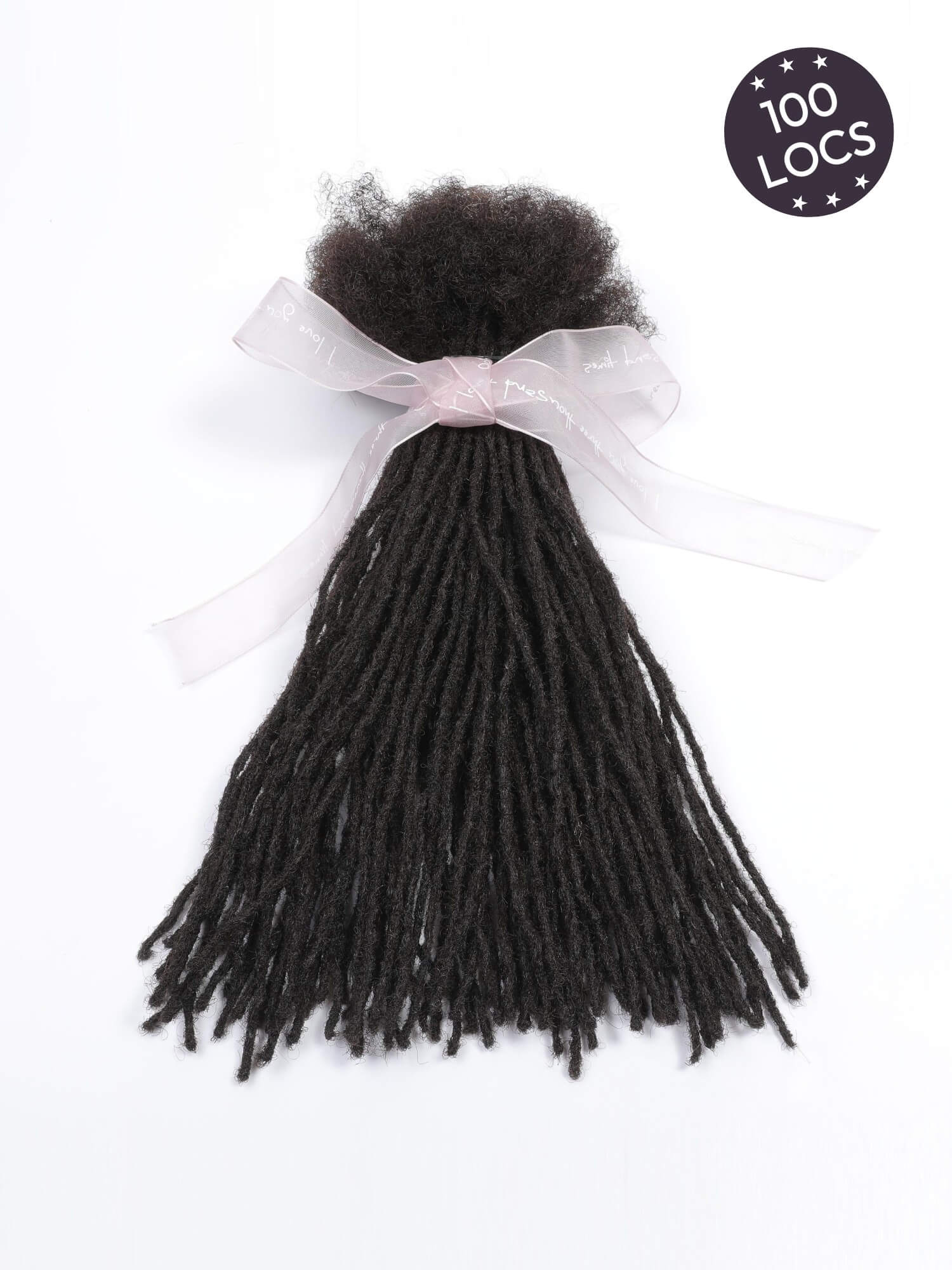 100 Locs Bundle Micro Loc Extensions 0.2cm Human Hair Dreadlocks – D.E