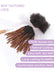 Ombre T1B/30 Honey Tips Anwi Textured Human Hair Loc Extensions – D.E