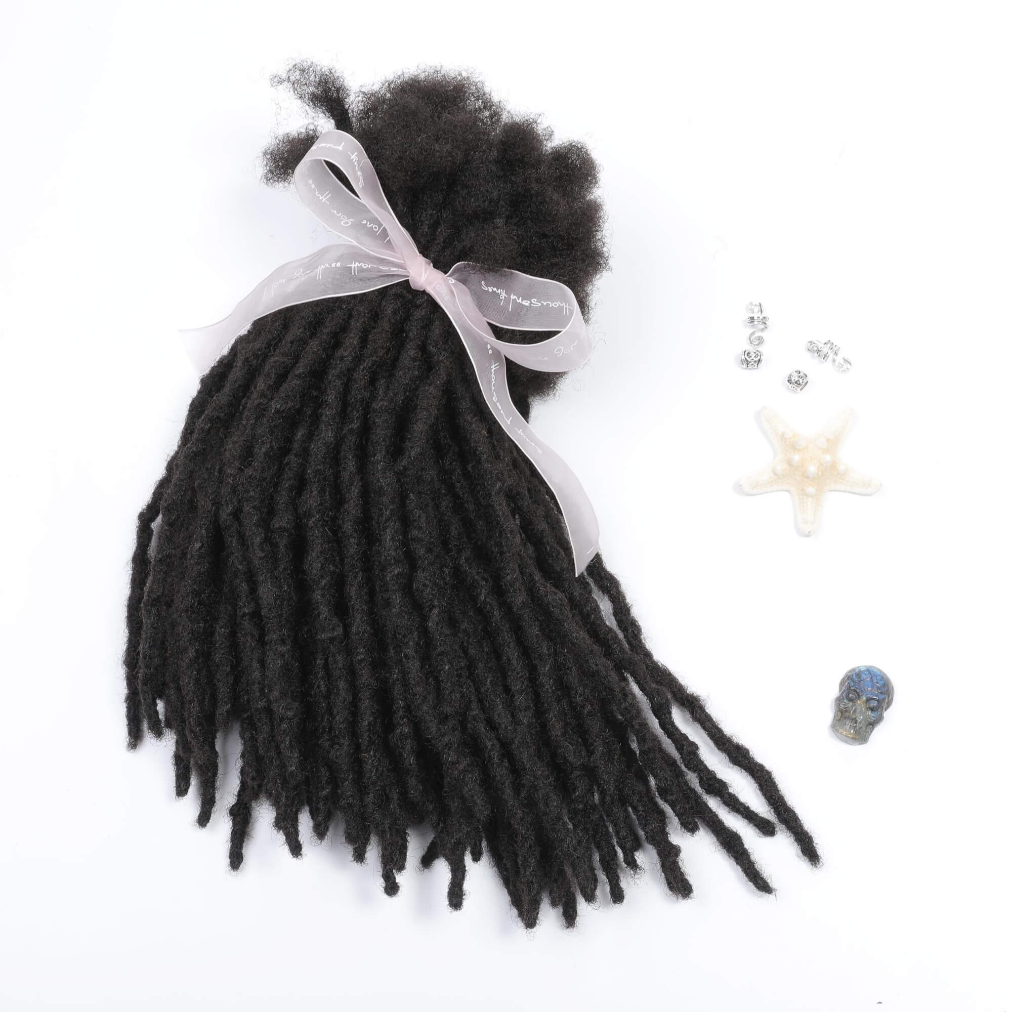 Premium Anwi Textured Loc Extensions- Handmade 100% Human Hair – D.E