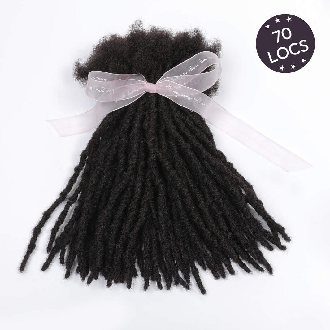 Permanent Human Hair Loc Extensions - 15 Years of Expertise – D.E