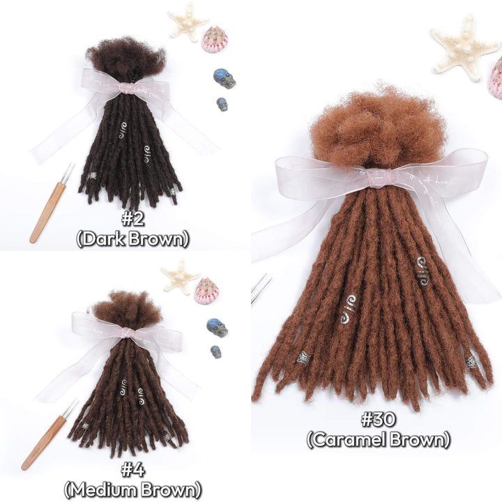 Permanent Human Hair Loc Extensions - 15 Years of Expertise – D.E