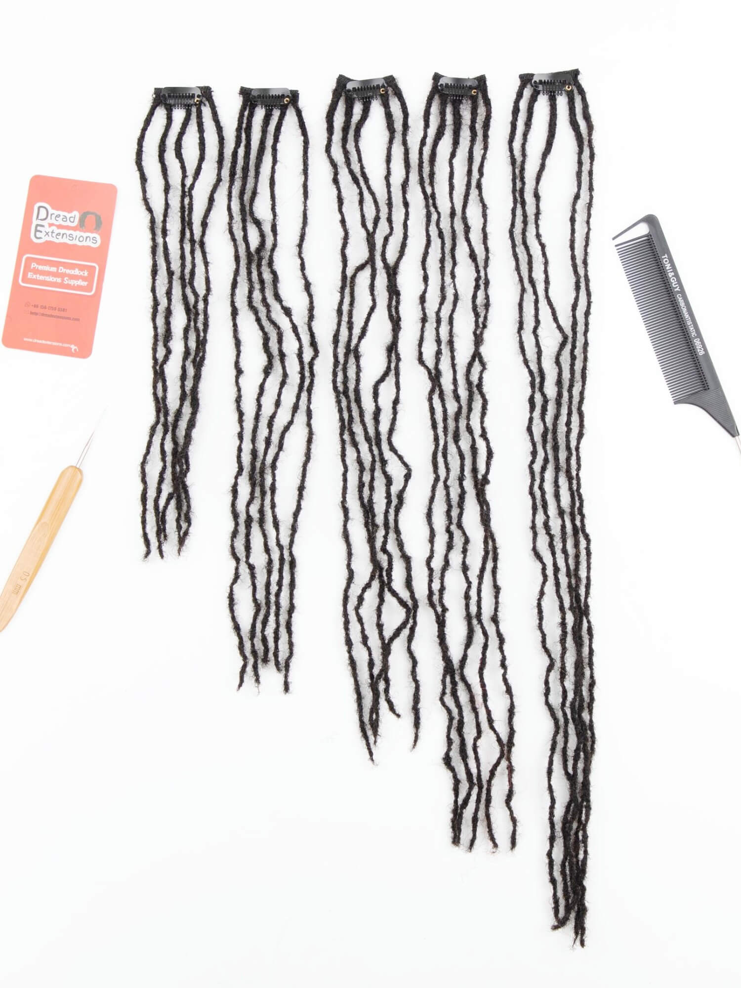 Clip-In Human Hair Loc Extensions, Customizable Clip-In Dreadlocks – D.E