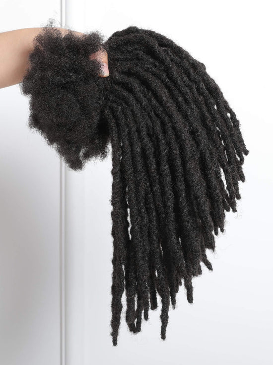 130 Locs Bundle Anwi Textured Permanent Human Hair Dreadlock Extension ...