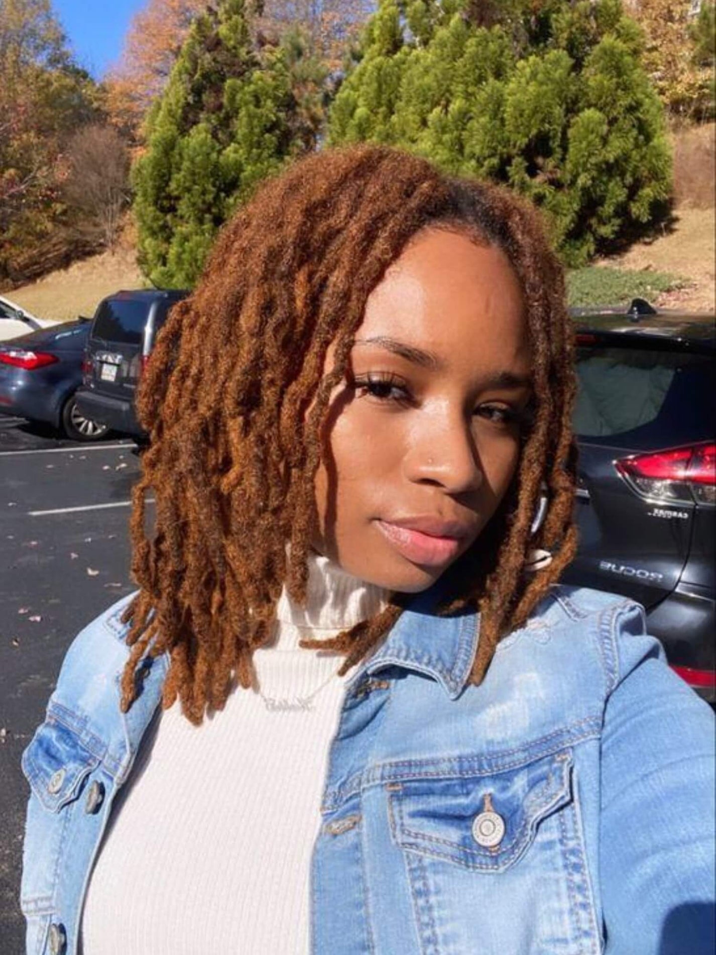 Premium Quality Anwi Textured Human Hair Loc Extensions Caramel Brown – D.E