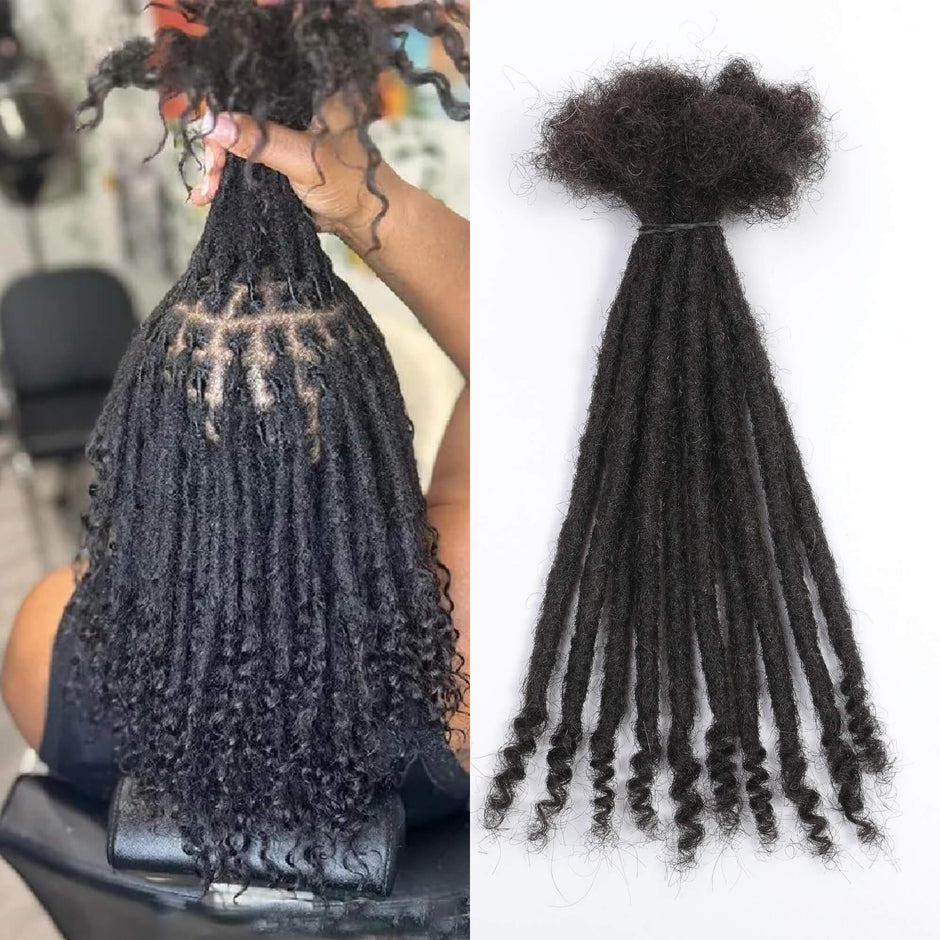 Permanent Human Hair Loc Extensions - 15 Years of Expertise – D.E