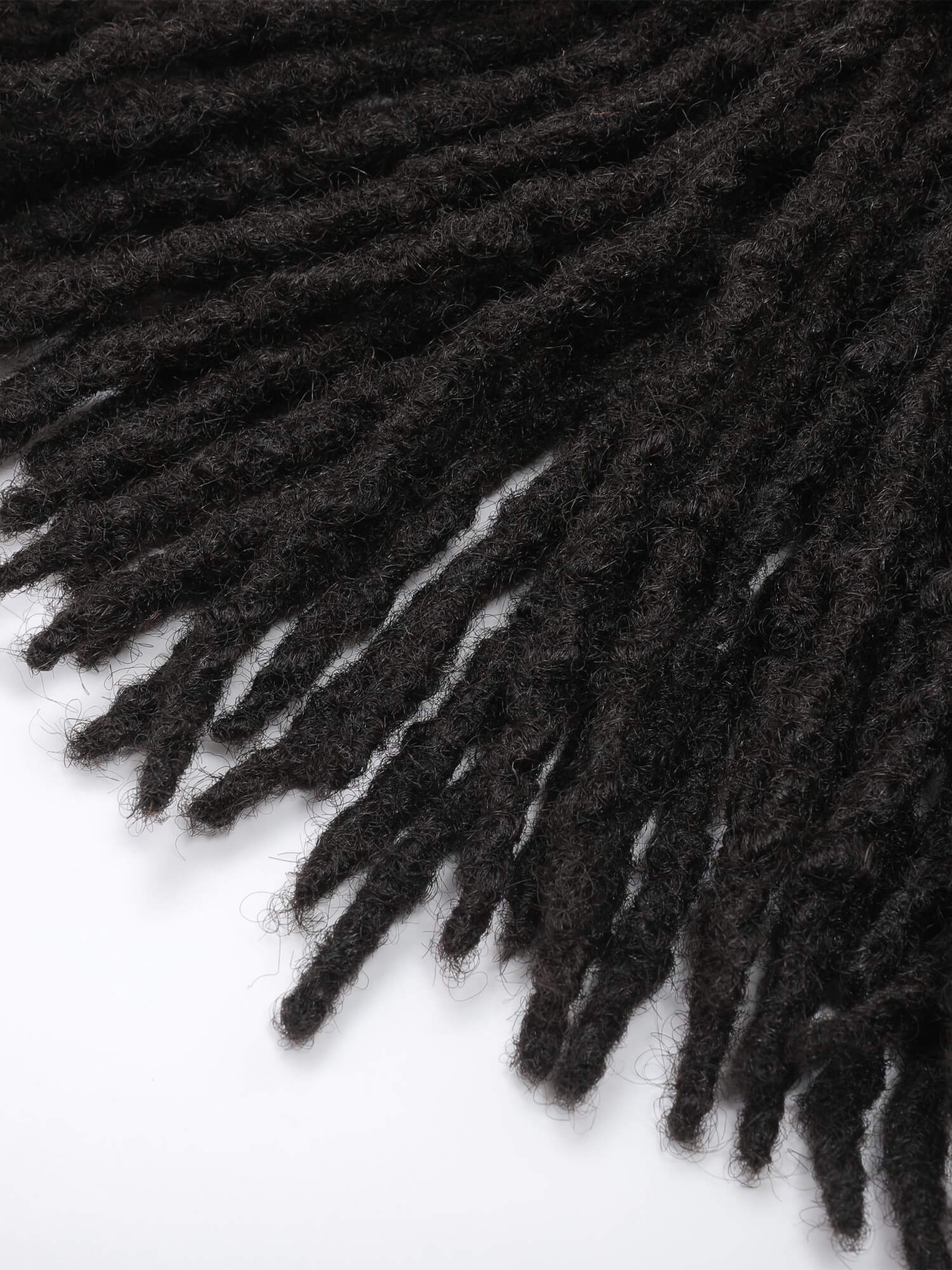 130 Locs Bundle Anwi Textured Permanent Human Hair Dreadlock Extension ...