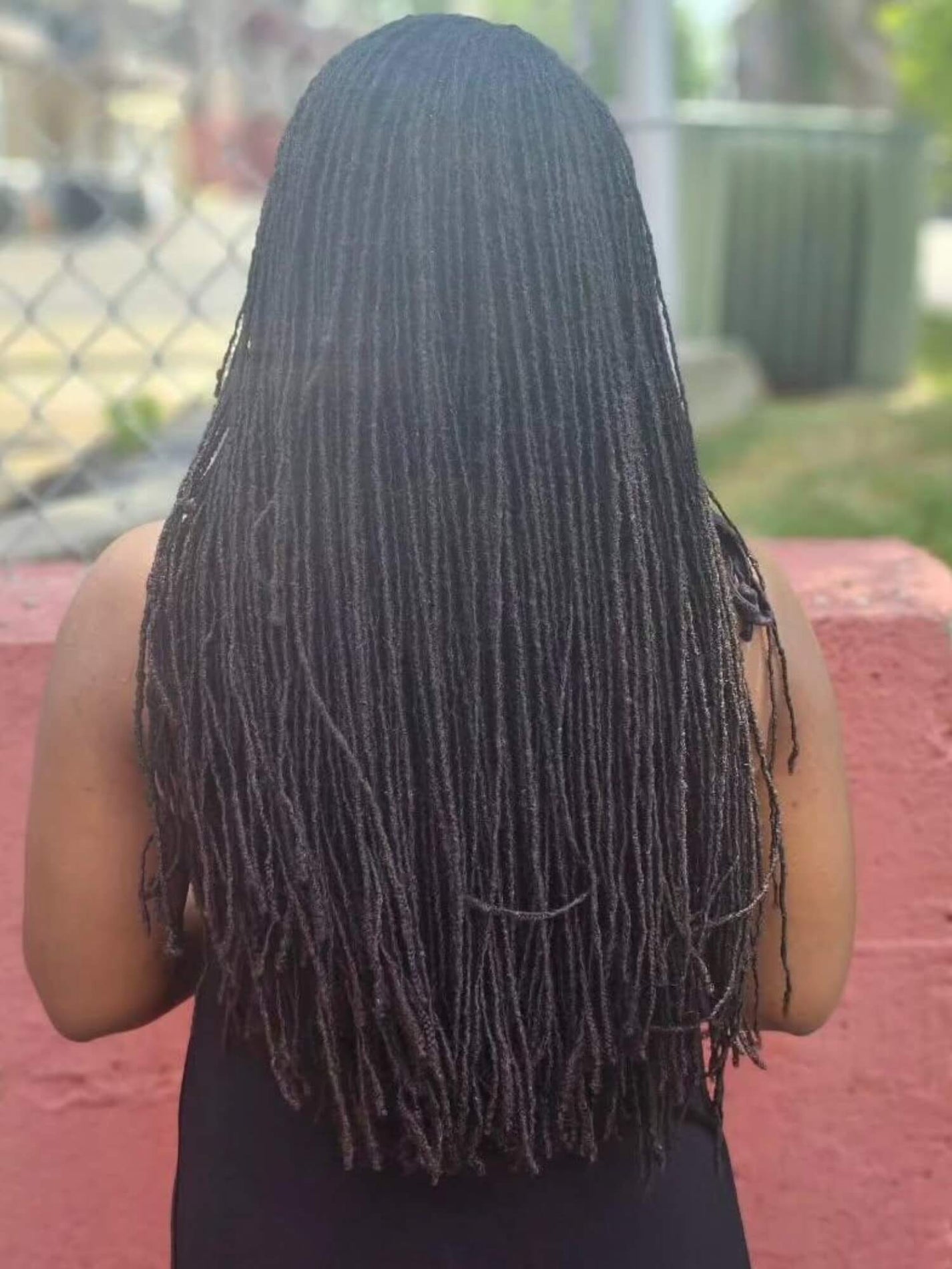 Clip-In Human Hair Locs Extensions 0.2cm Sisterlocks, Customizable – D.E