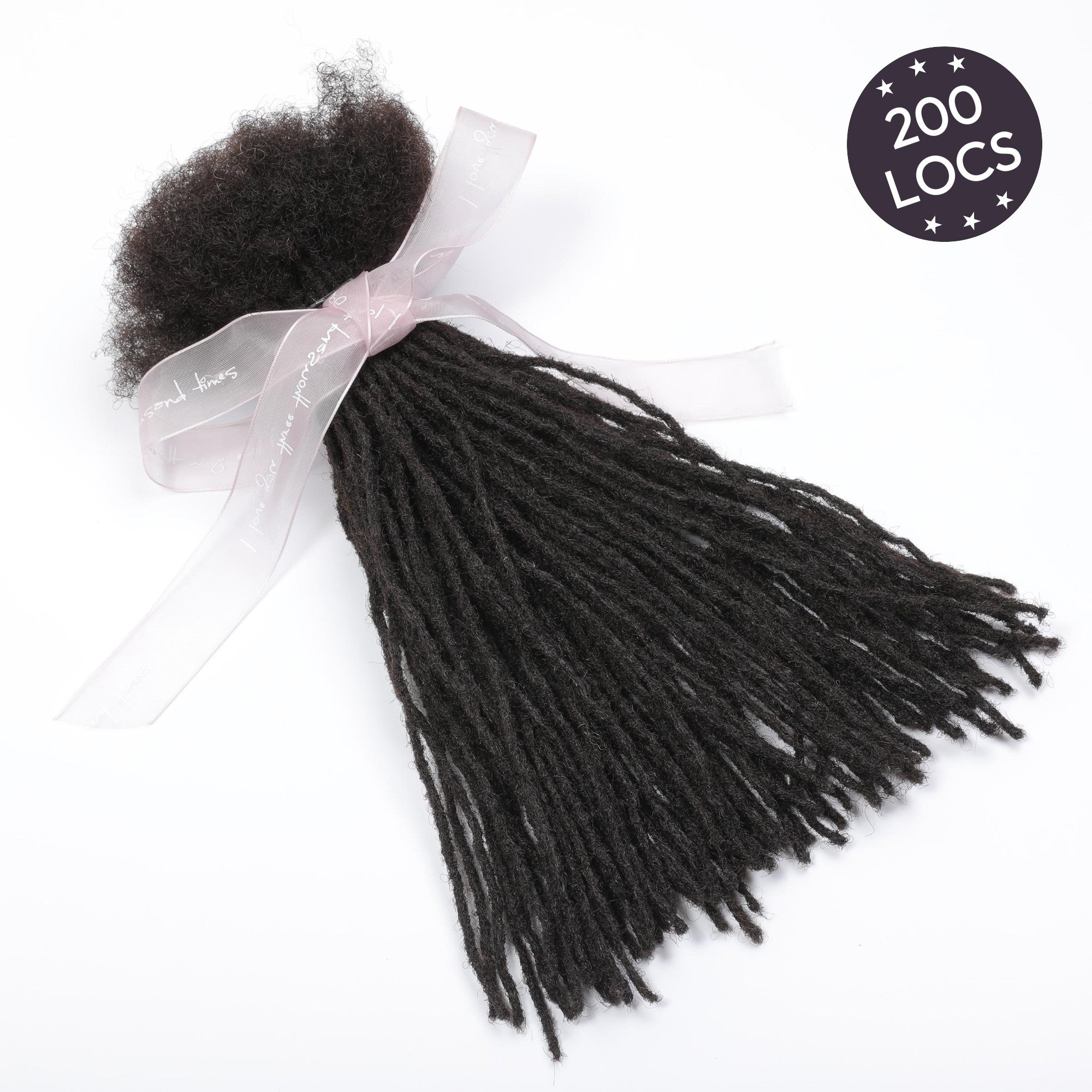 200 Locs Bundle Micro Loc Extensions 0.2cm Human Hair Dreadlocks – D.E
