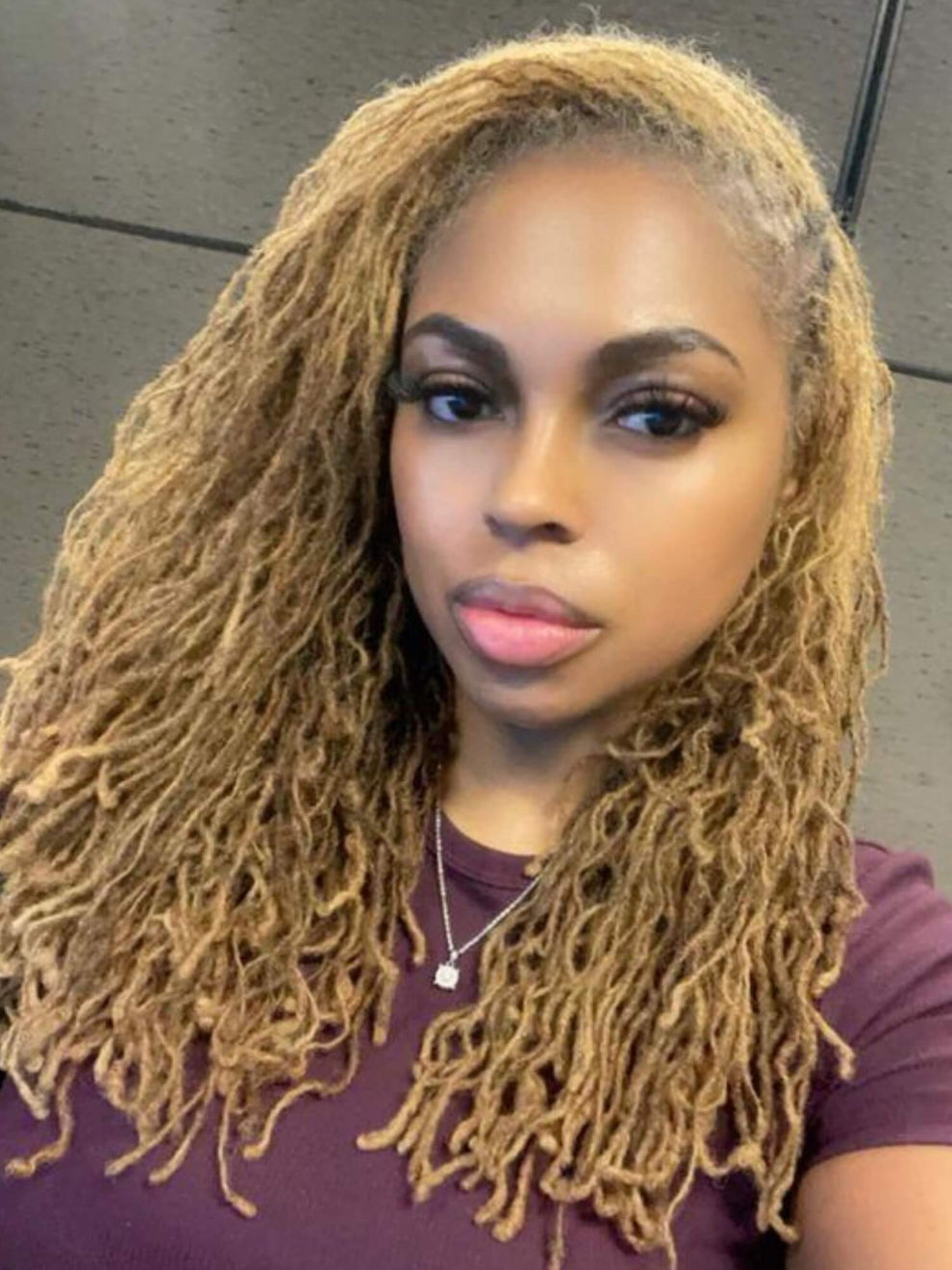 0.2cm Thickness Micro Locs Extensions Human Hair Colors Available – D.E