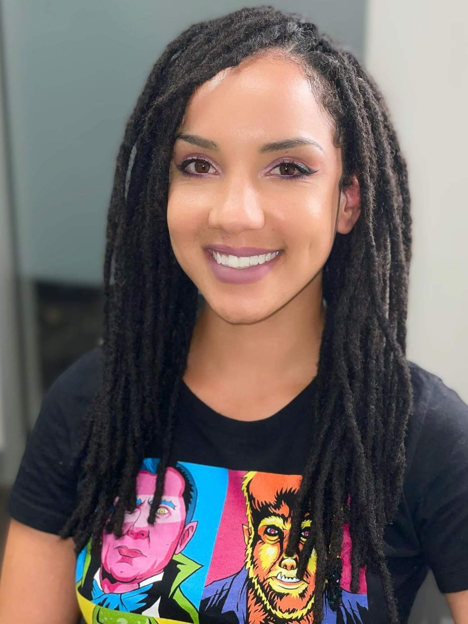 100% Human Hair Loc Extensions - Permanent Dreadlock Extensions – D.E-BL