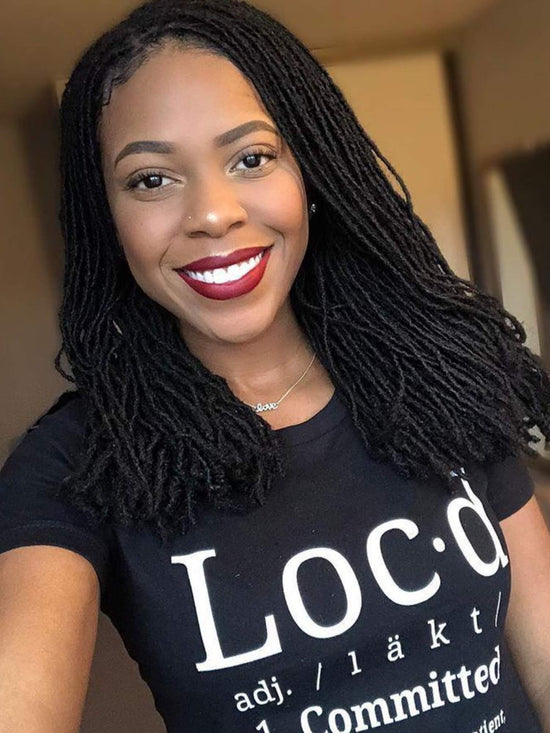 100 Locs Bundle Micro Loc Extensions 0.2cm Human Hair Dreadlocks – D.E