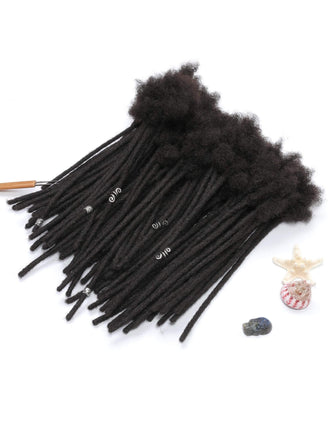 Permanent Human Hair Loc Extensions - 15 Years of Expertise – D.E