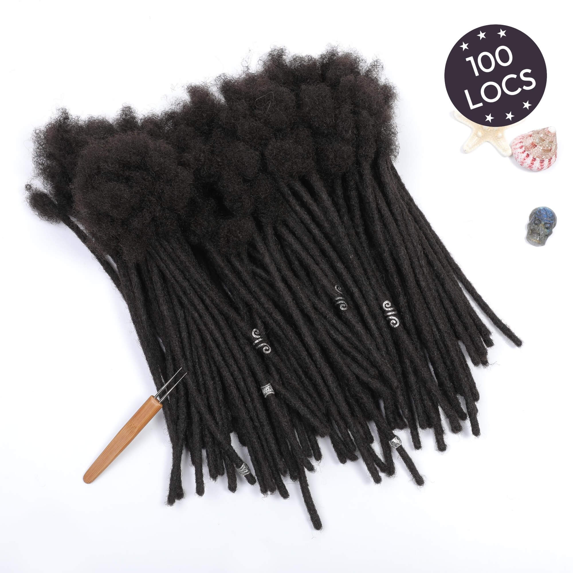 Permanent Human Hair Loc Extensions - 15 Years of Expertise – D.E